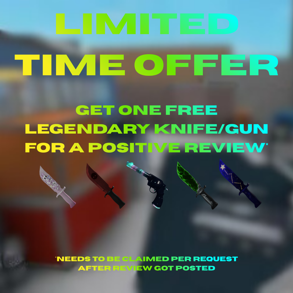 [ CHEAPEST] Travelers Axe & Gun Set MM2 | Best Murder Mystery 2 Godlys ...