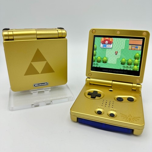 Gameboy Advance SP AGS-001 or IPS Zelda Tri Force *Glass Lens & New ...