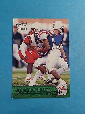 RODNICK PHILLIPS 2000 PACIFIC FOOTBALL CARD # 433 I2787 | eBay