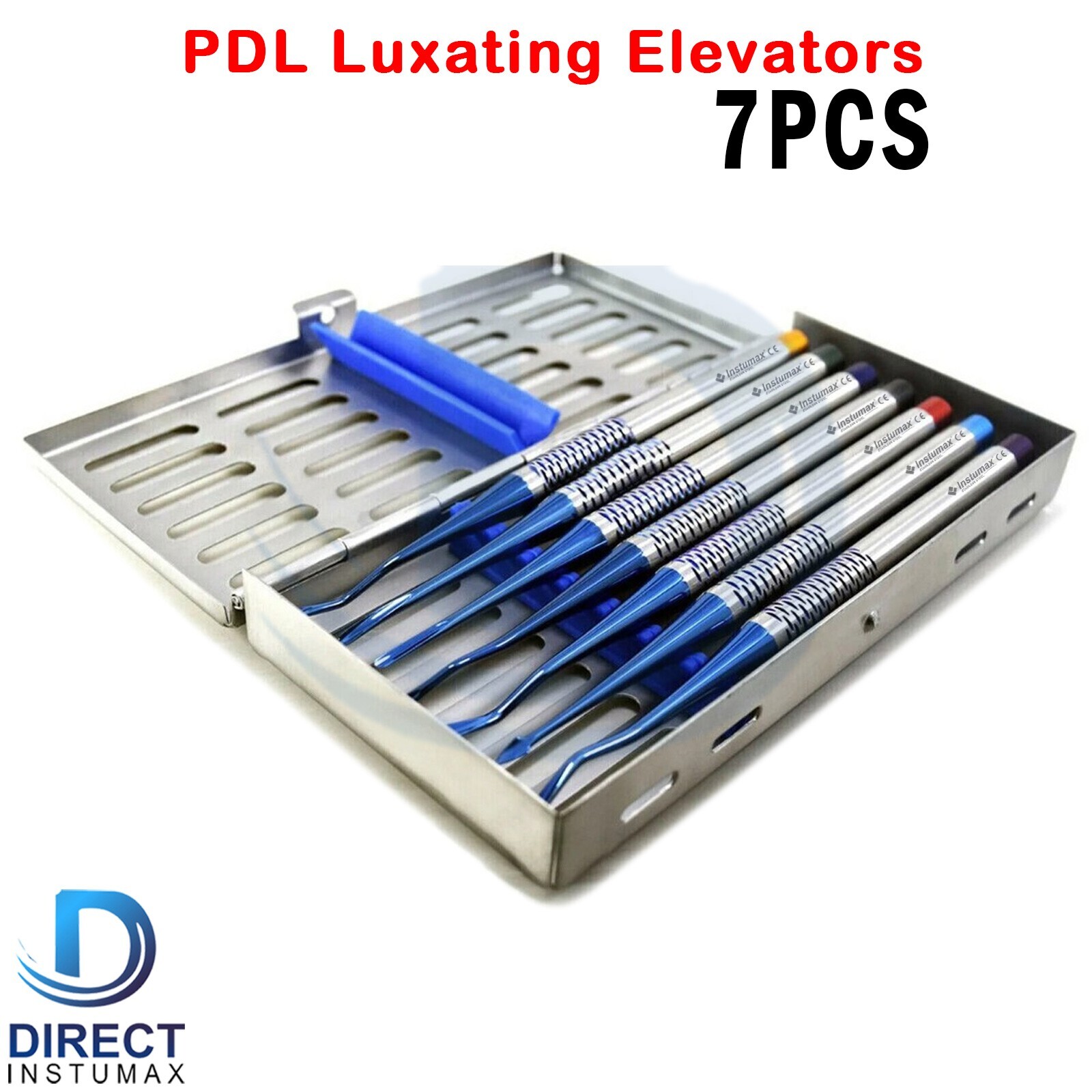 Dental Luxating PDL Elevators Set Of 7 Periotome Luxation Root ...