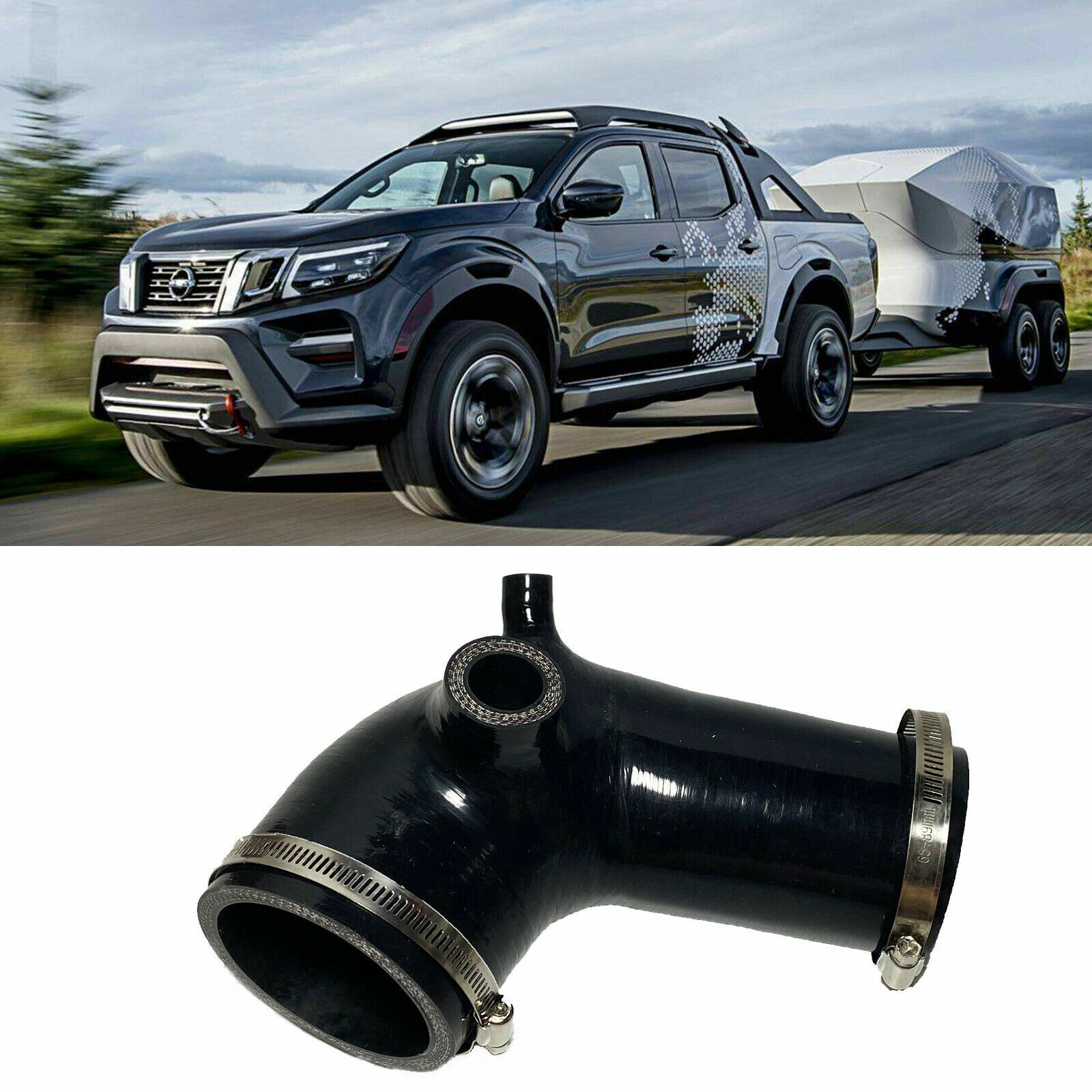For Nissan D40 Navara 2.5L Turbo Intake Pipe Hose Mid Model 07-11 126kw ...
