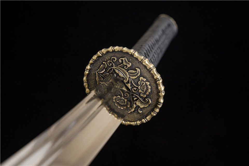 Handmade Brass SAYA Waist Sword "伏龙战刀"Chinese KUNGFU Dao Saber Nice ...