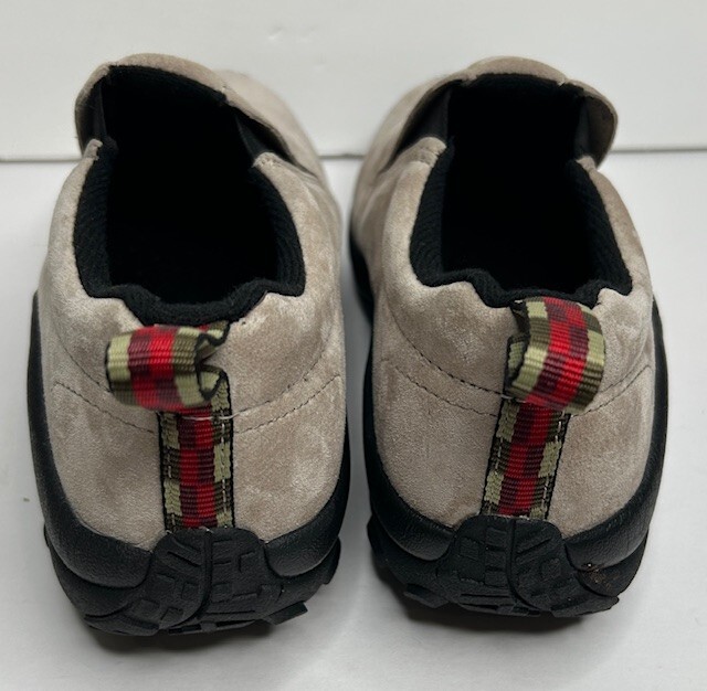 MERRELL Womens 9.5 Jungle Moc Taupe Tan Suede Slip On Shoes Dual ...