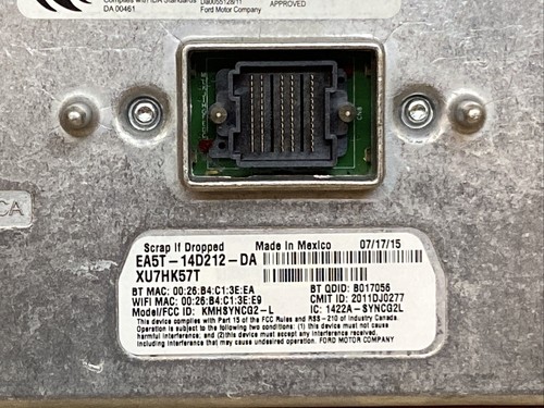 2015 Ford Taurus Sync2 APIM Module DG1T-14F239-BV EA5T-14D212-DA | eBay