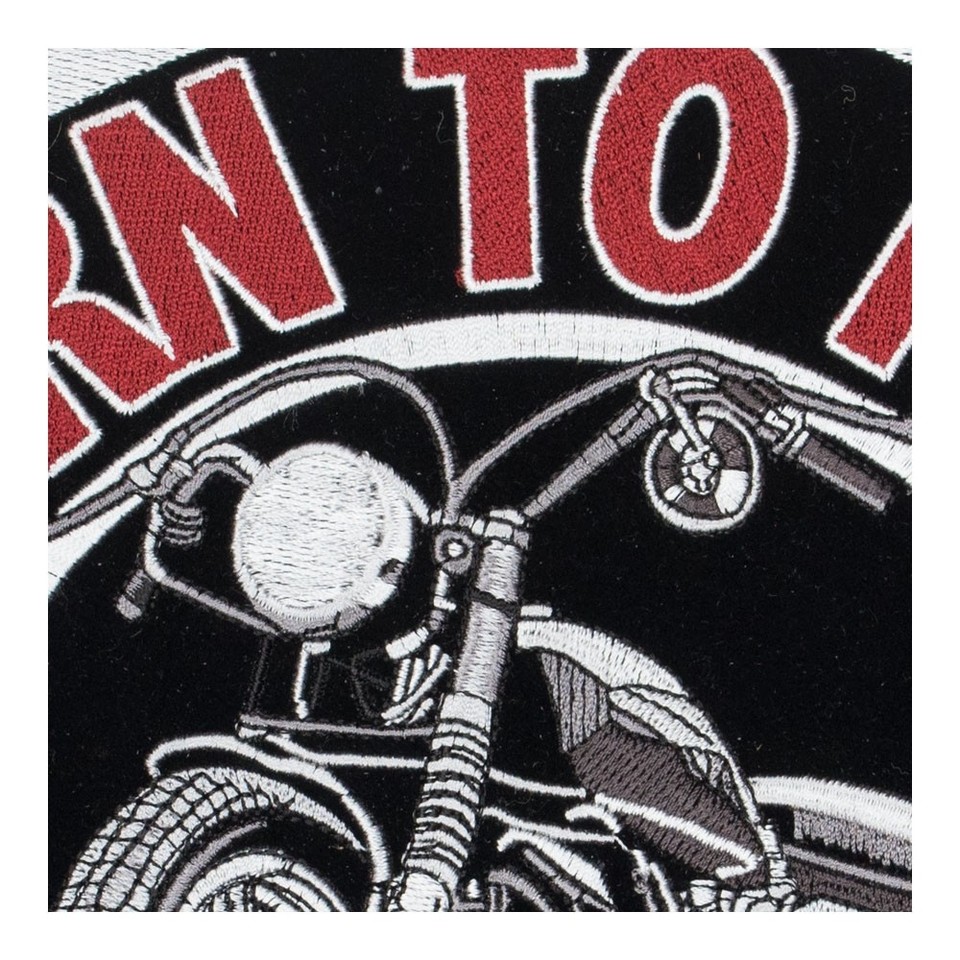 Born To Ride Vintage Motorcycle Patch, Biker Back Patches | eBay