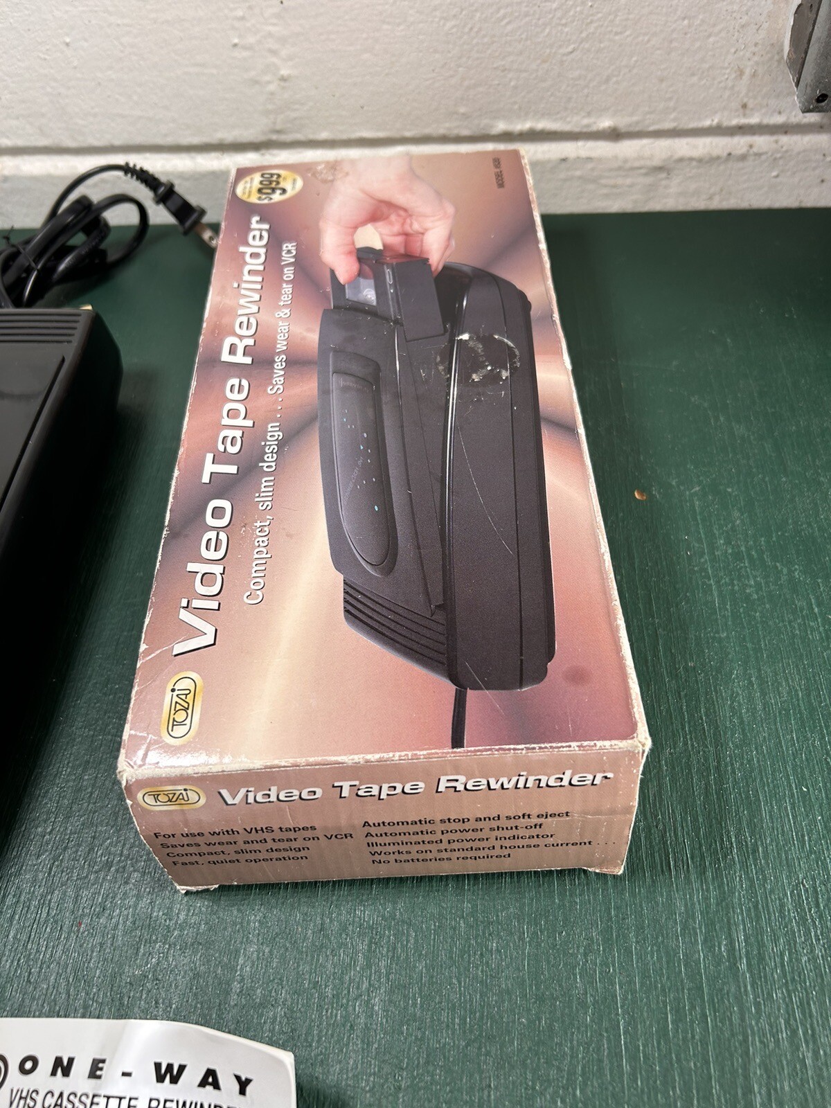 Tozai VHS Video Tape Rewinder Model No. 520, Complete Original Box ...