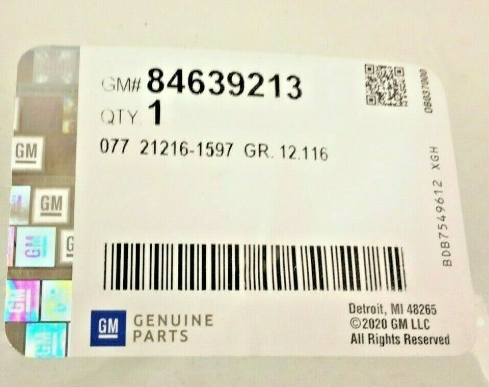 2019-2025 Cadillac XT4 rear wheel opening Molding RH passenger new OEM ...