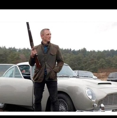The James Bond Skyfall Scotland ~ BARBOUR BEACON SPORTS WAXED BLAZER ...