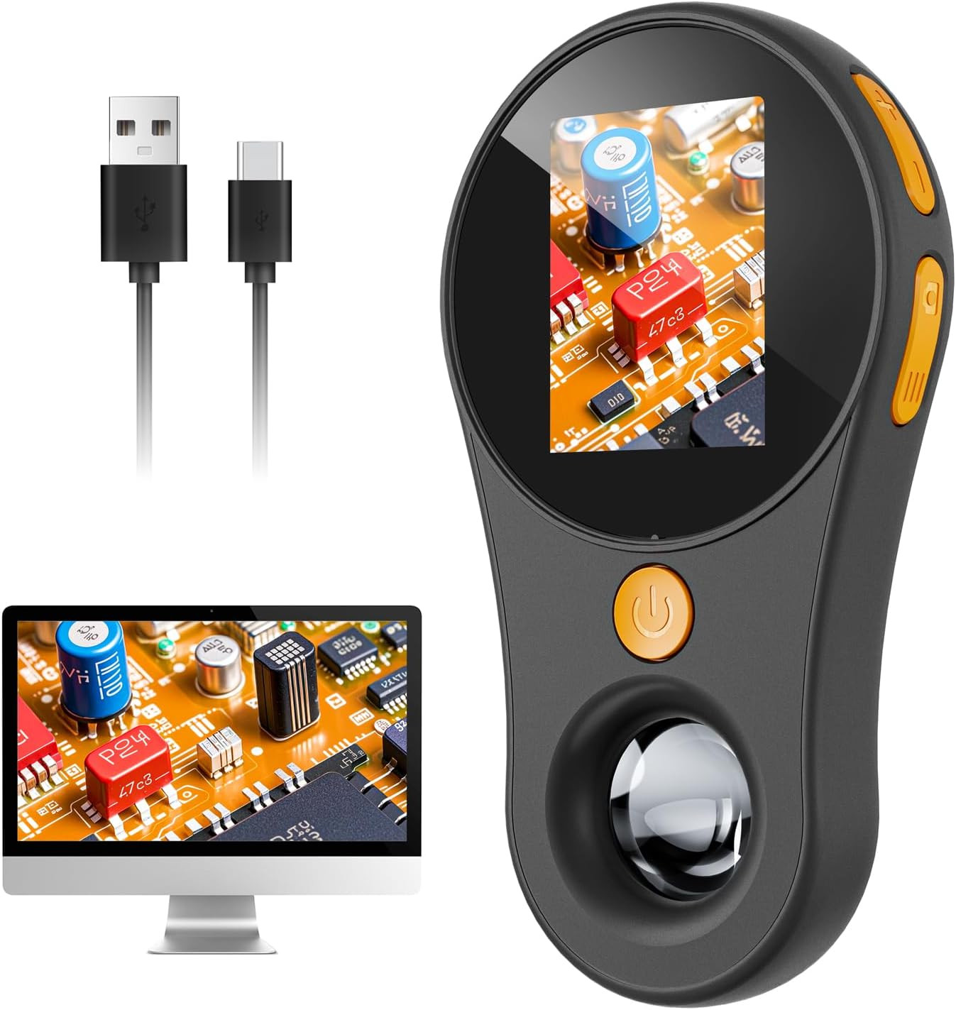 microscopio digital portatil 500x con pantalla 2 pulgadas para ninos y ...