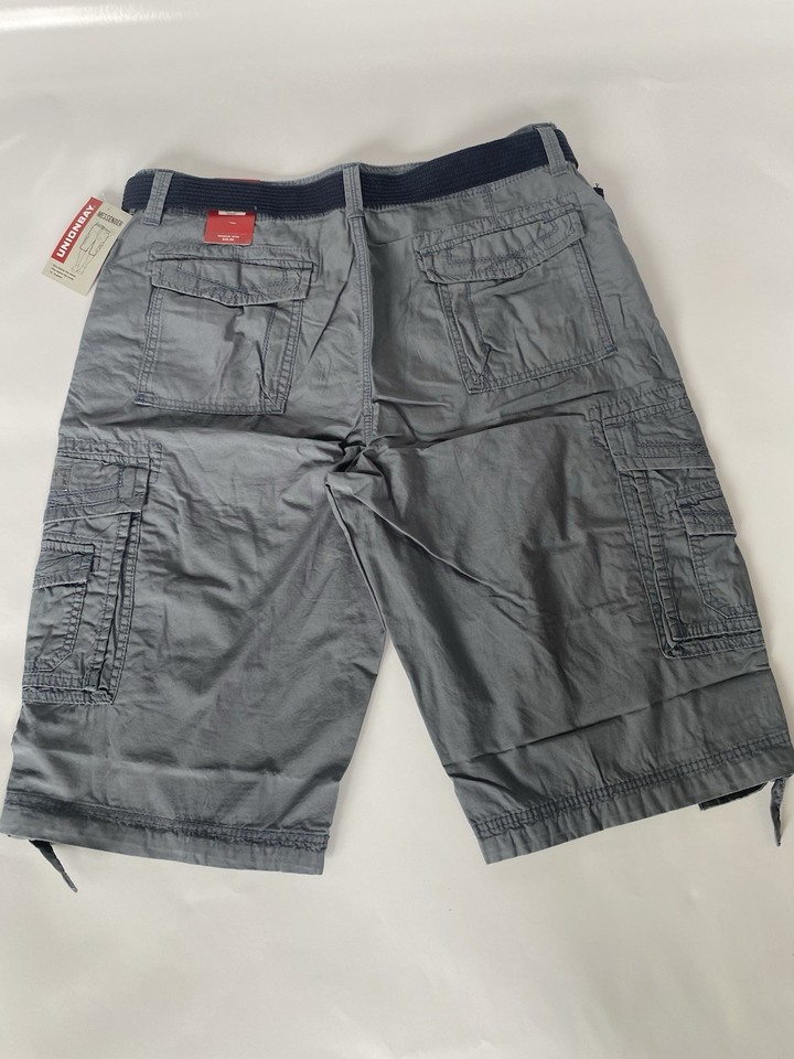 Unionbay Men's Cordova Belted Messenger Cargo Short -Big and Tall Size ...