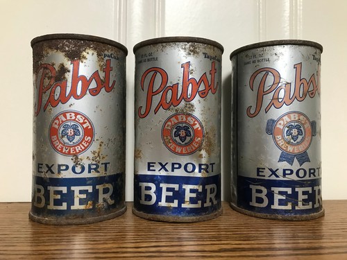 Pabst Blue Ribbon Export Beer Cans IRTP 3 pack | eBay