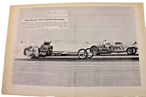 Drag Sport Illustrated Volume 1-No. 33 October 12, 1963 | eBay