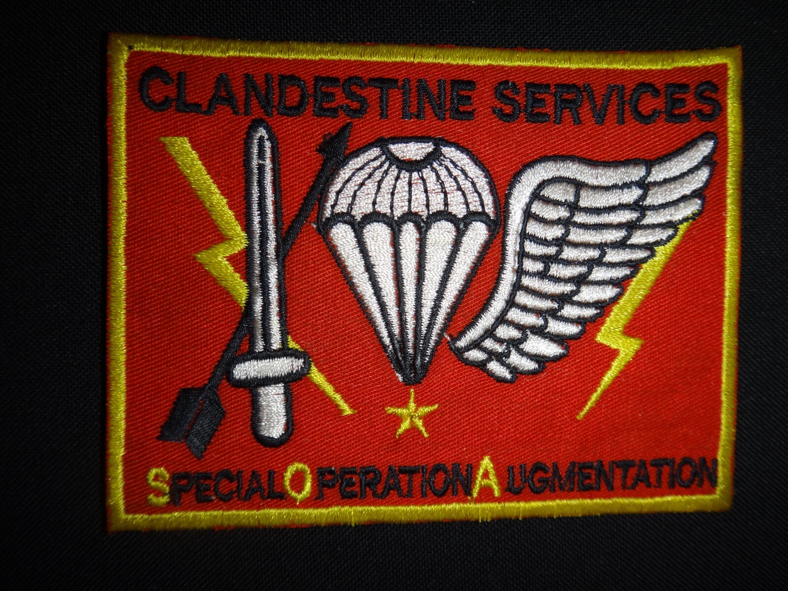 Vietnam War Patch CLANDESTINE SERVICES Special Operation Augmentation ...
