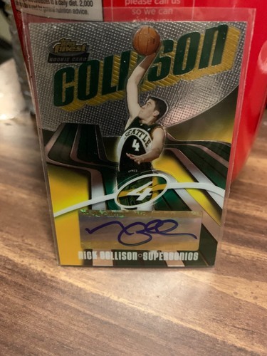 2003-04 Topps Finest - Rookie Autograph Nick Collison #171 /999 (AU, RC ...