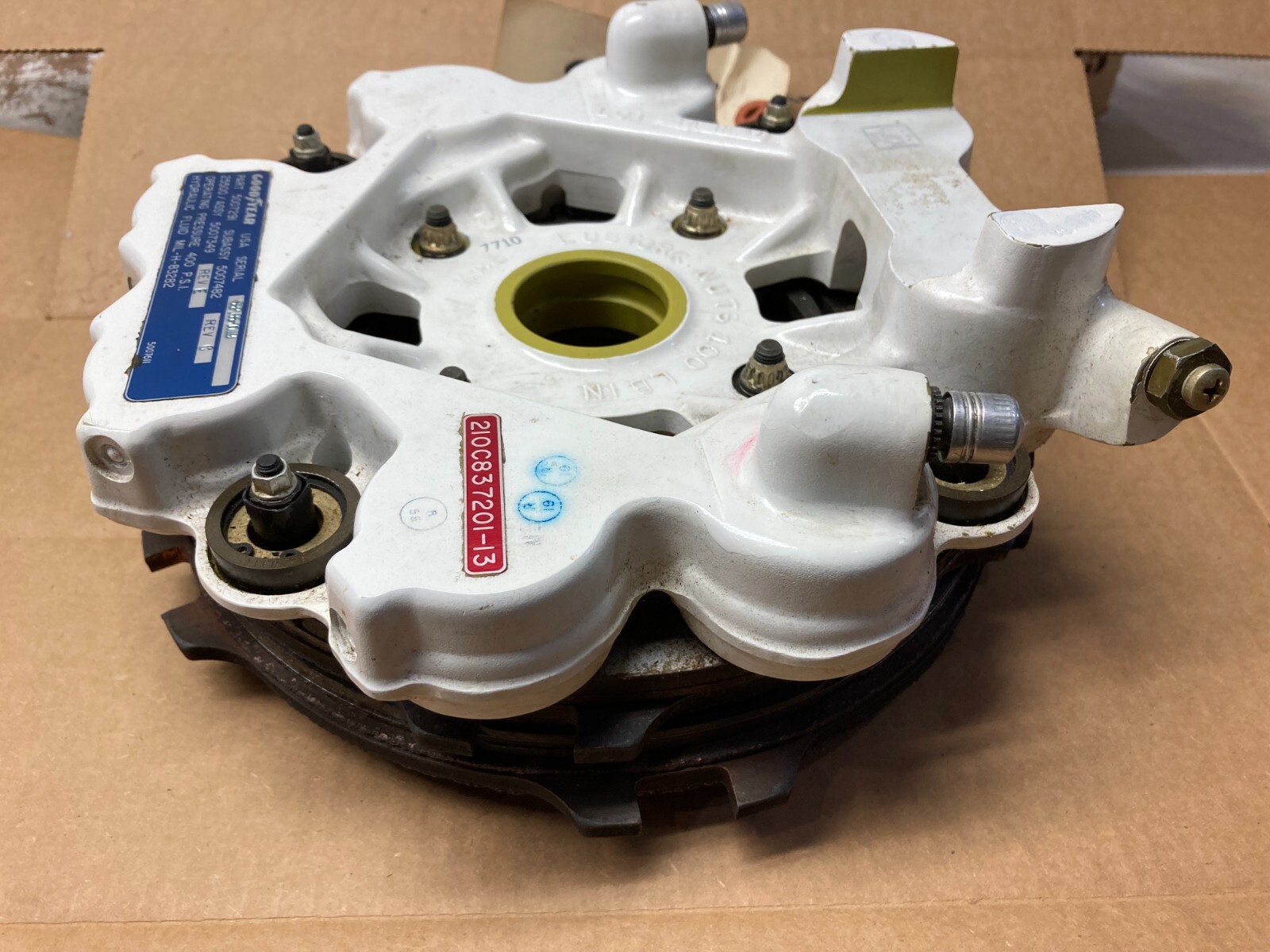 Aircraft Main Wheel Brake Assembly By Goodyear P/N 5007349 | eBay