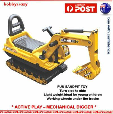 Ride on Digger Sand Pit Digger Ride On Digger Toy Children Todder Ride ...
