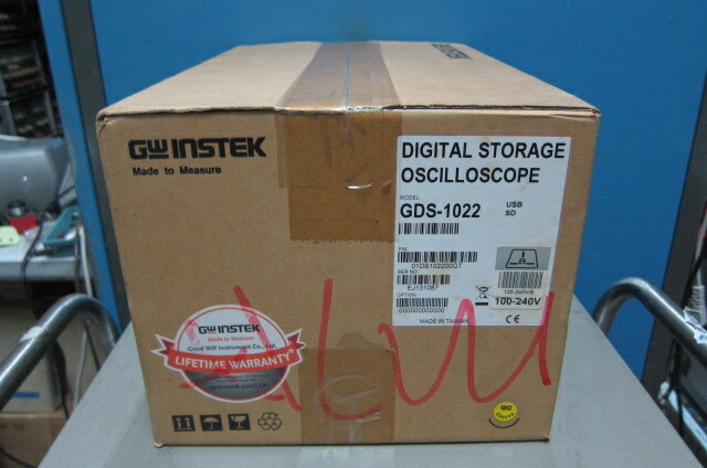 GW Instek GDS-1022 25MHz 250MS/s Digital Storage Oscilloscope (New in ...