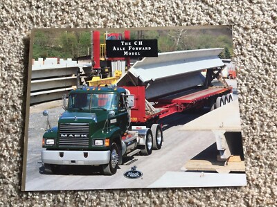 1997 Mack CH axle forward models color sales handout. | eBay