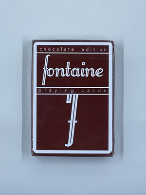 Fontaine Chocolate Edition Playing Cards - SEALED DECK RARE Zach Mueller | eBay