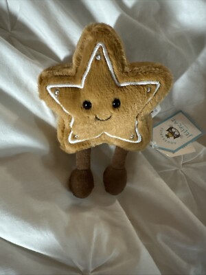 AUTHENTIC‼️Jellycat Amuseable Star Cookie New Christmas Food Soft Plush ...