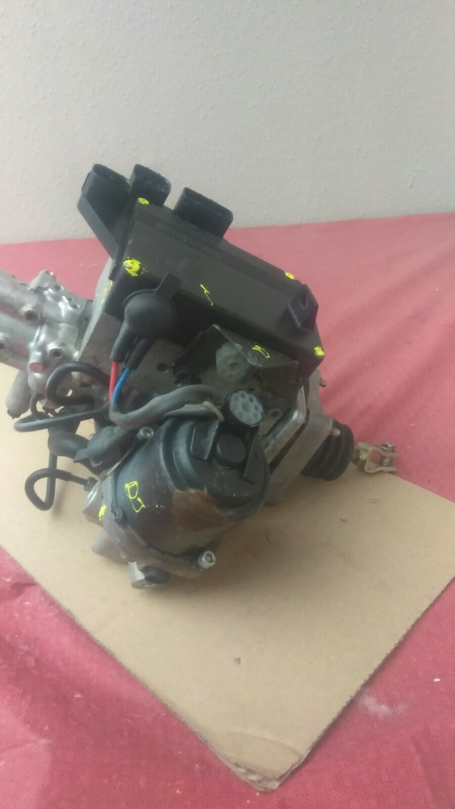 01 02 MITSUBISHI MONTERO LIMITED ABS PUMP MASTER CYLINDER HYDRO BOOSTER ...