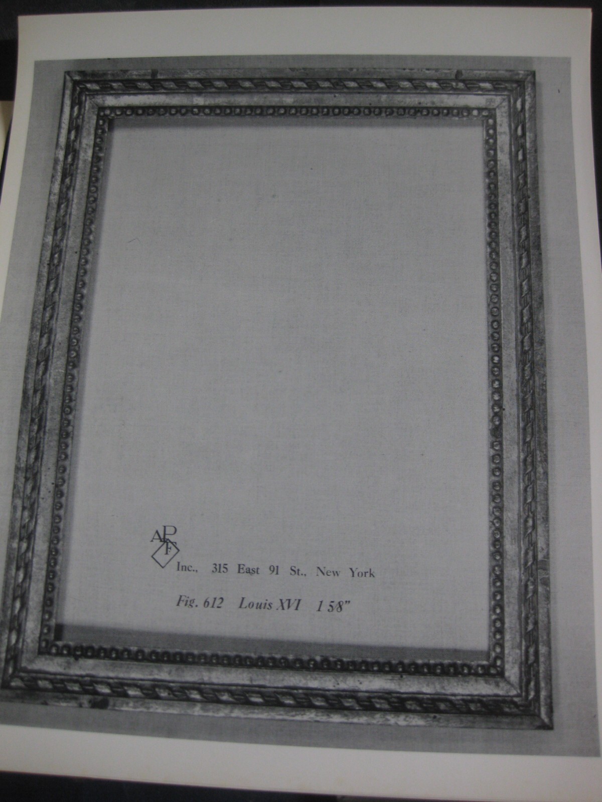 APF Portfolio of Frames Picture Frames Fifteenth Century to Present ...