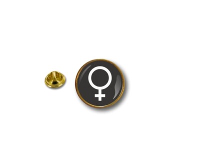 pins pin's badge metal lapel hat button vest female venus symbol ...