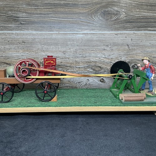 Custom Waterloo Boy Stationary Engine & Buzz Saw Diorama | eBay