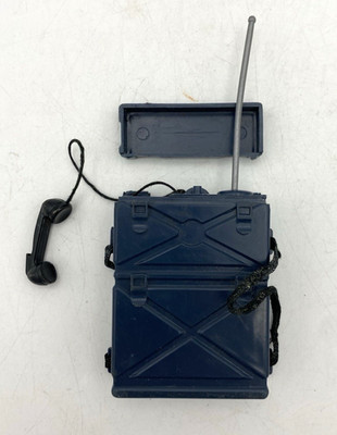 Vintage GI Joe Action Pilot Communications Field Radio 1964 Blue 7812 ...