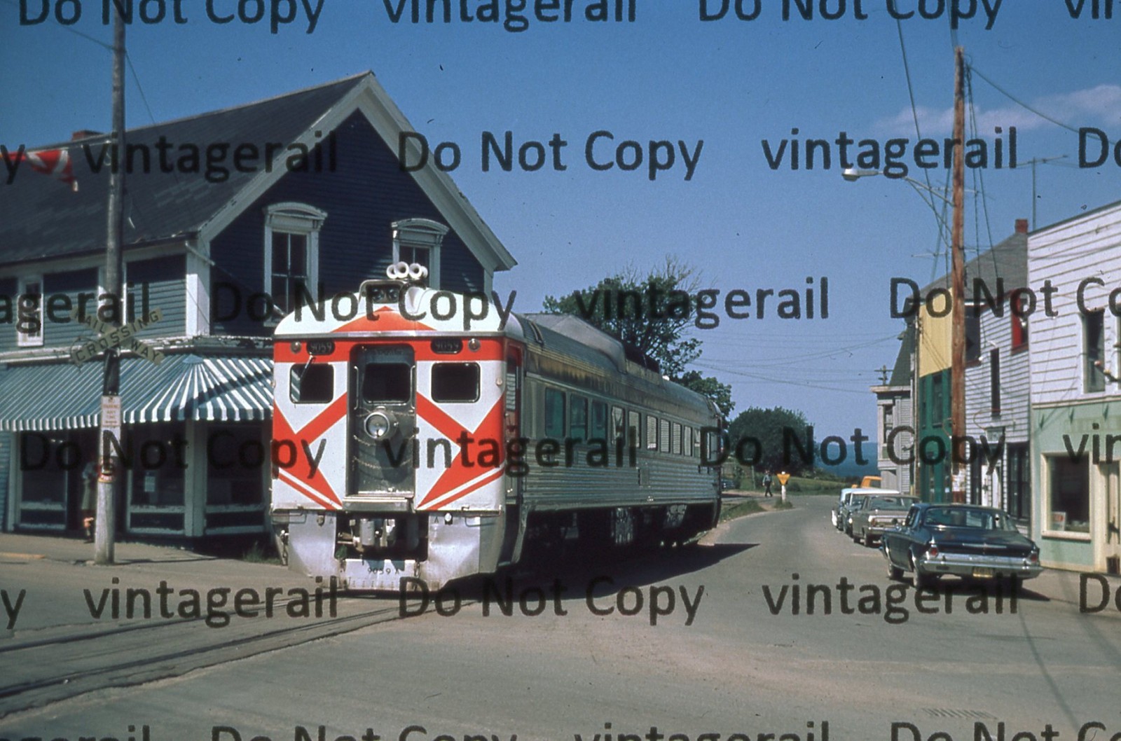 Original Slide Canadian Pacific Budd RDC-1 9059 Digby Nova Scotia June ...