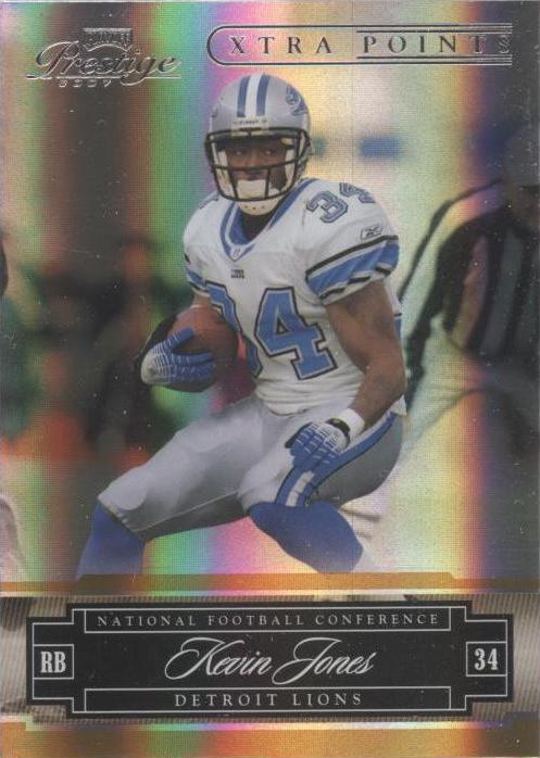 2007 Playoff Prestige - Kevin Jones #51 Xtra Points Gold for sale ...