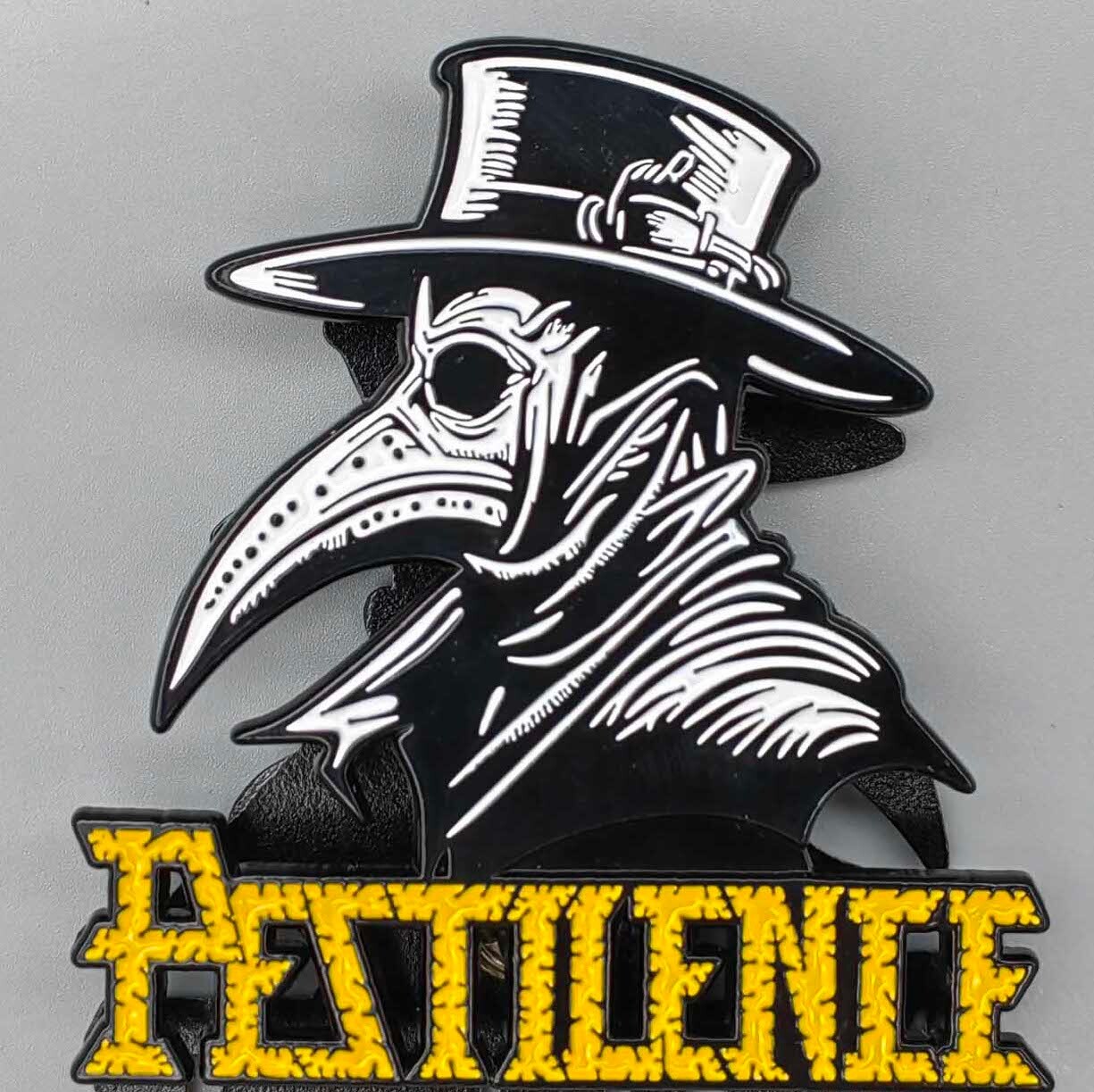 PESTILENCE-PLAGUE DOCTOR METAL PIN BADGE | eBay