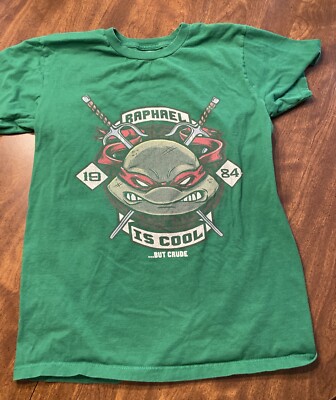 teepublic TMNT RAPHAEL T-SHIRT SIze Small Green | eBay