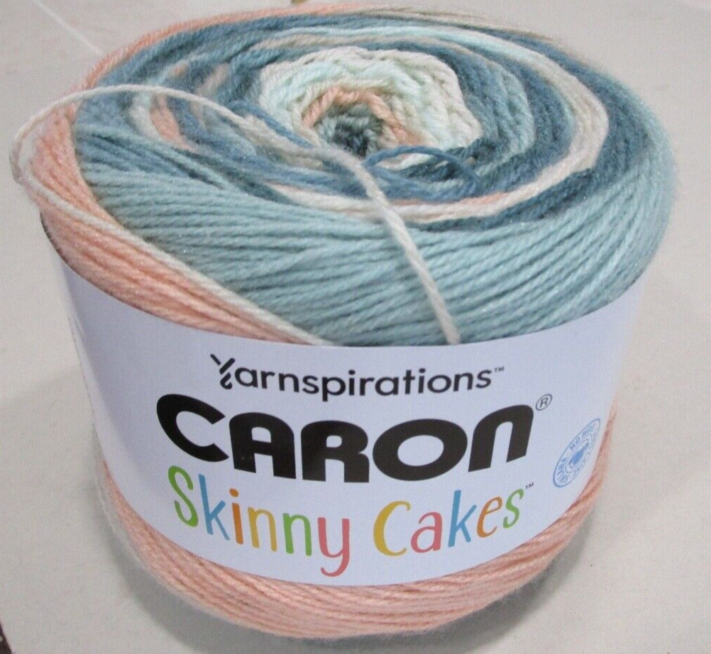CARON SKINNY CAKES.. PEACH MINT | eBay