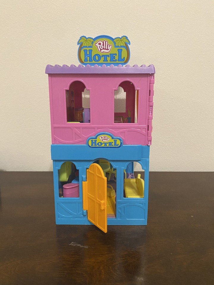 Polly Pocket! Relaxin' Resort' Rock 'n Roller Coaster Hotel Playset ...
