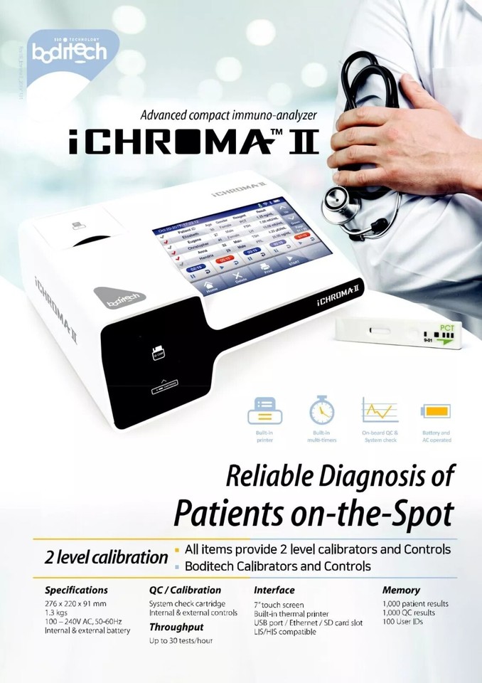 iChroma II Analyser Boditech | eBay