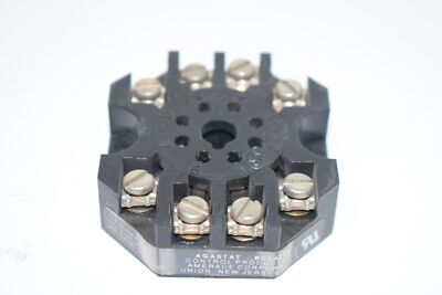 AGASTAT BCSA08SC RELAY SOCKET 8 CONTACTS -30 TO 50 DEGREE C BLACK | eBay