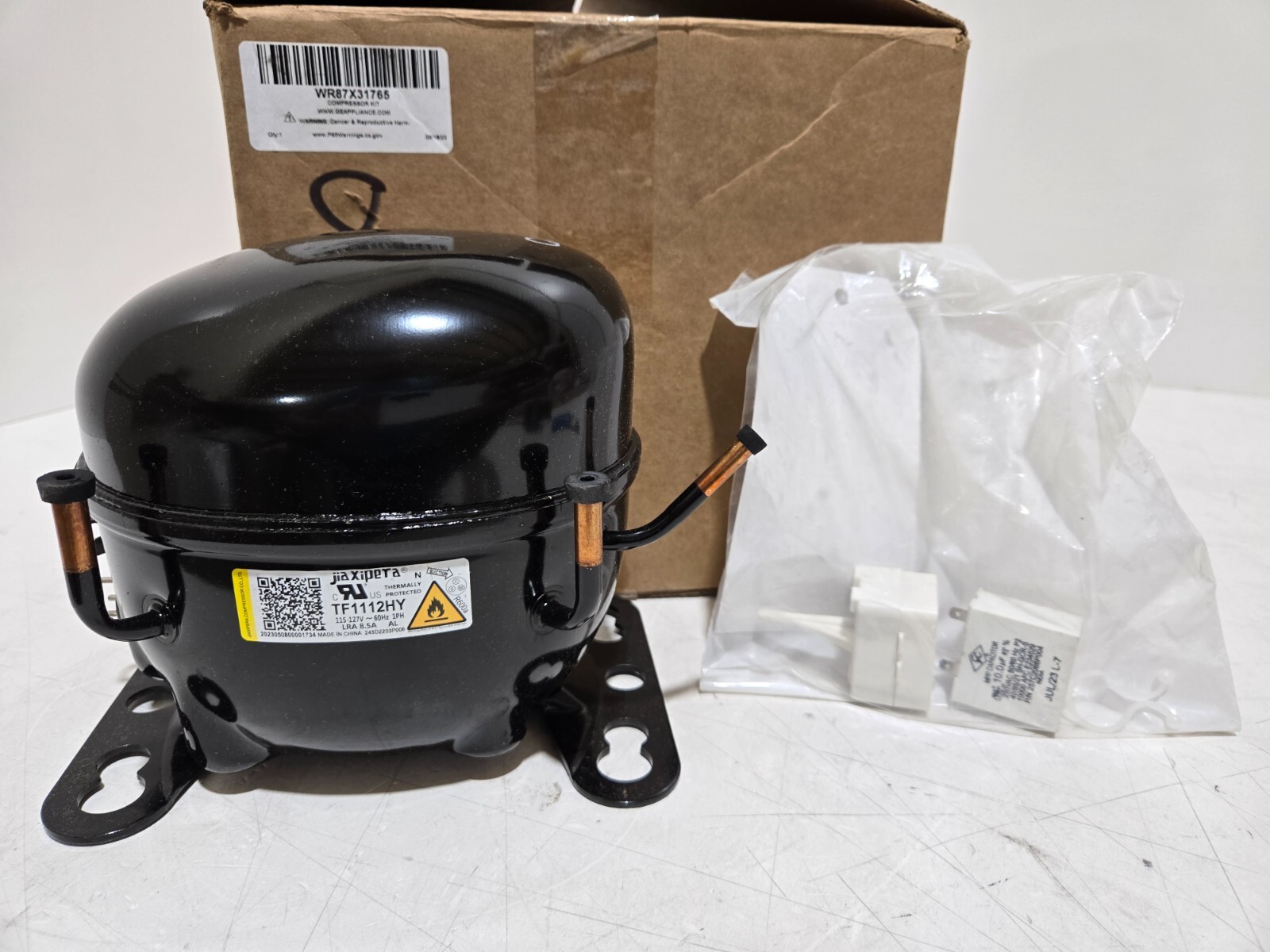 WR87X31765 REFRIGERATOR COMPRESSOR *NEW OEM PART* | eBay