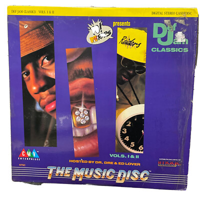 Yo MTV Raps ! DefJam Classics Volumes I & II LaserDisc Music Disc Not A ...