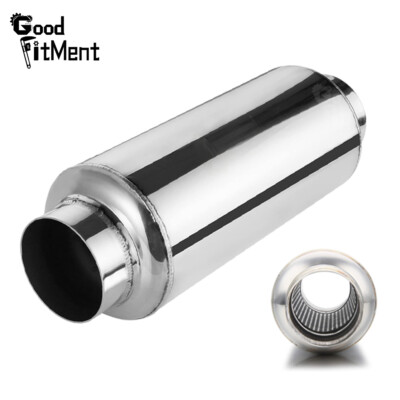 3 Stainless Exhaust 3" Inlet&Outlet Exhaust Resonator,16" Overall ...