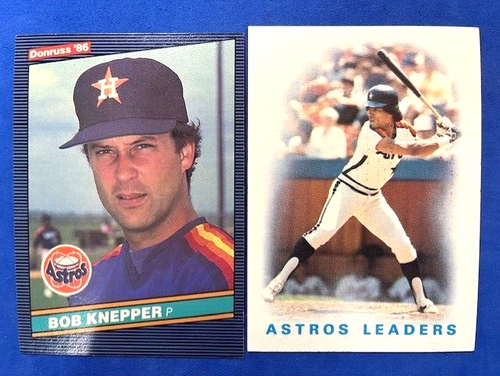 MLB - Bob Knepper 1986 Donruss & 1986 Topps Astros Leaders | eBay