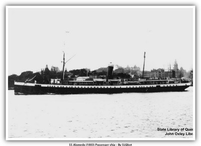 SS Alameda (1883) Passenger ship | eBay