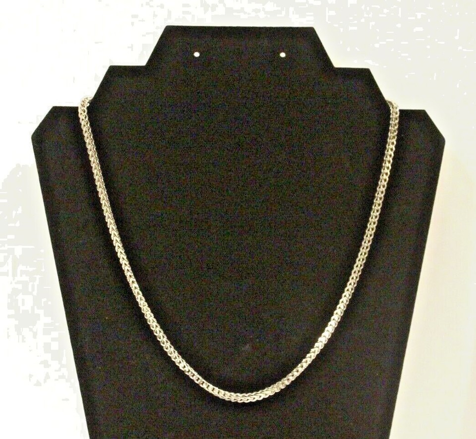 3 mm Cuban Link Chain Necklace Silver Plated SS Various Length Miami | eBay