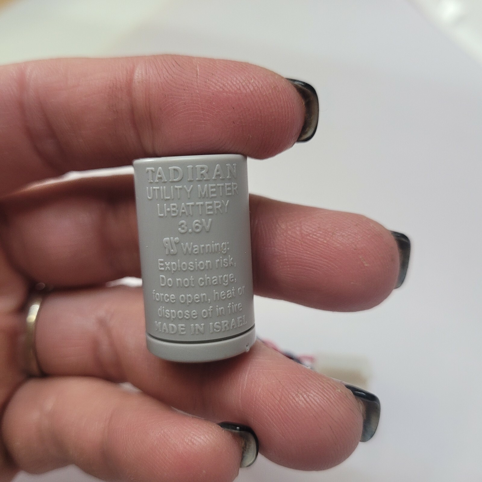 Tadiran Utility Meter Li-Battery 3.6V TL-5276/W 15-5276-30000 - 1 per ...