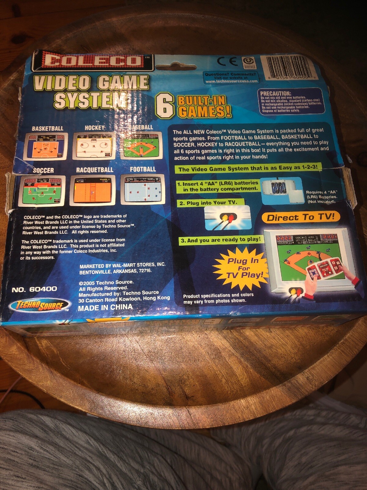 Coleco Video Game System 6 Built-In Games with new batteries. TV games ...