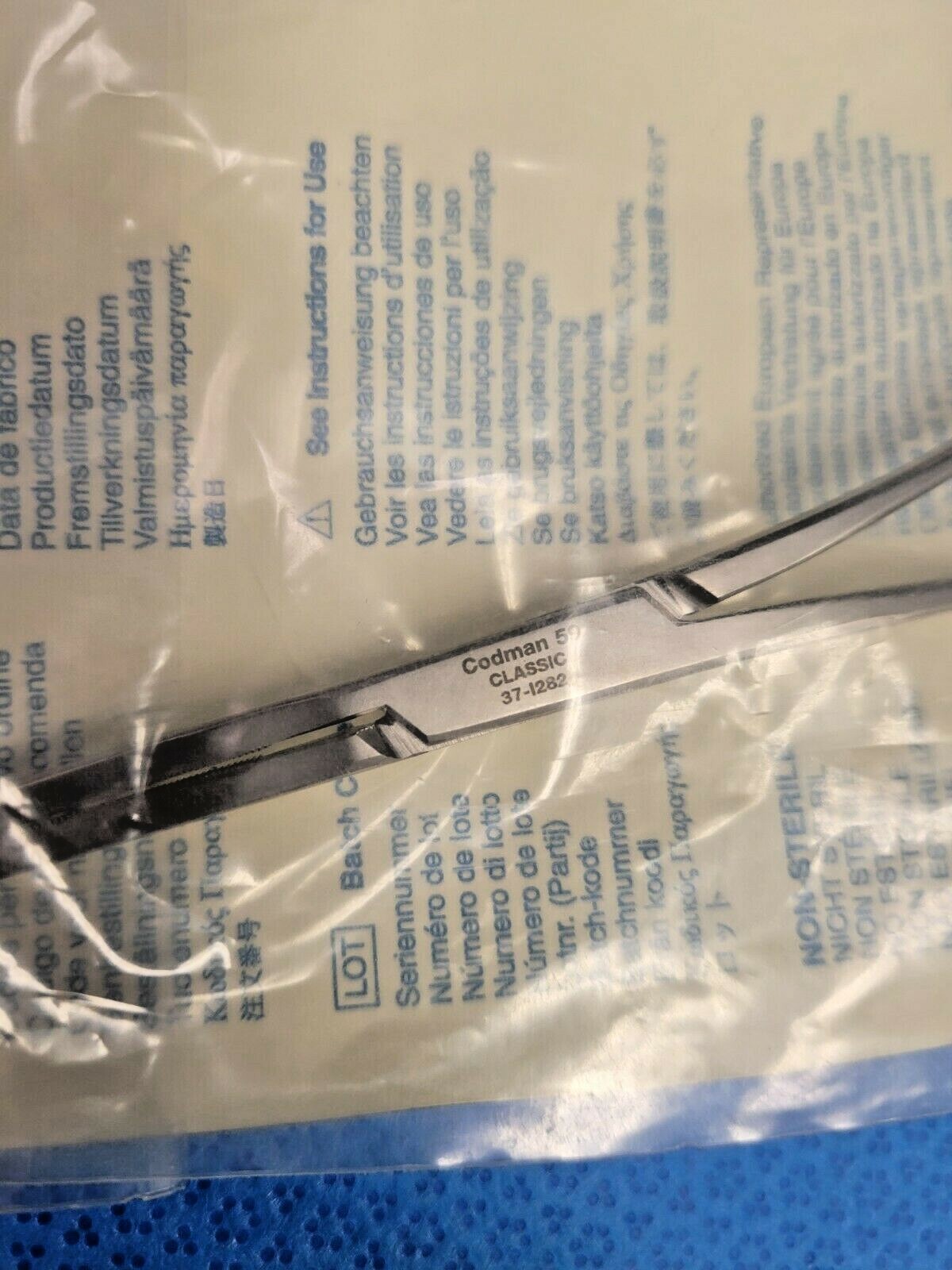 Codman 37-1282 Cooley Vascular Pediatric Clamp Angled Mj6 for sale ...