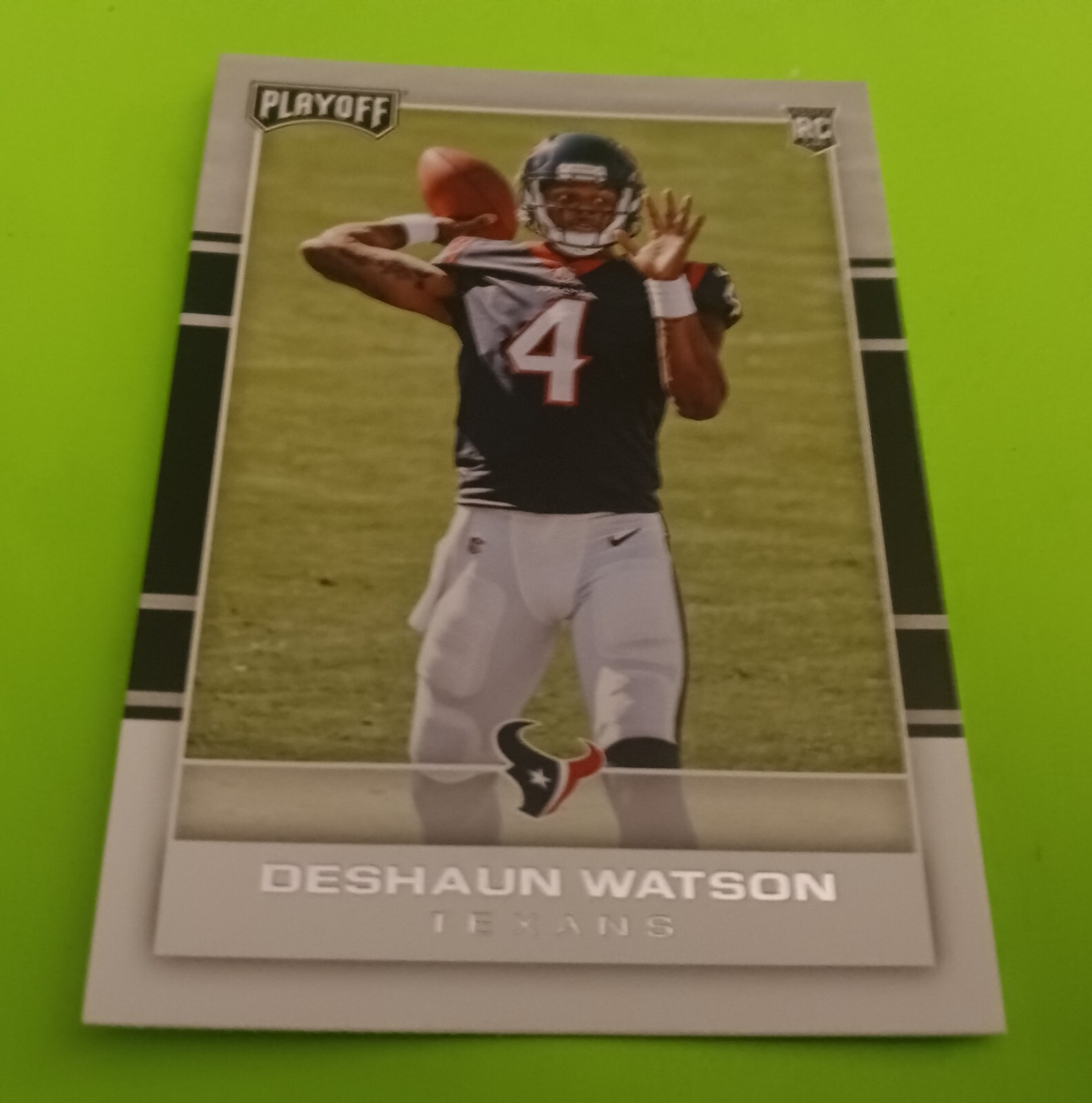 2017 Panini Playoff DeShaun Watson Rookie Card RC #201 Cleveland Browns ...