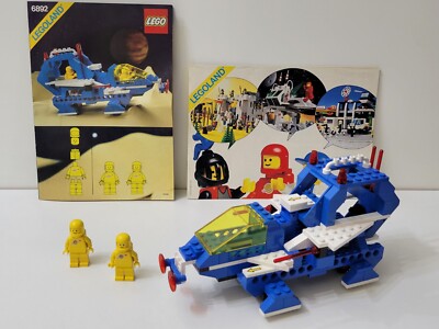 VINTAGE LEGO 6892 MODULAR SPACE TRANSPORT 100% COMPLETE w MANUALS & BOX ...