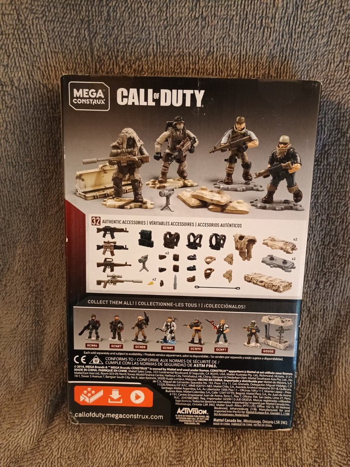 MEGA CONSTRUX CALL OF DUTY DESERT SNIPERS VS. MERCENARIES GCP06 113 PCS ...