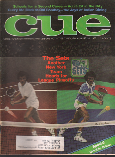 New York Cue Magazine August 20 1976 Mimi Torchin Peter Glankoff ...
